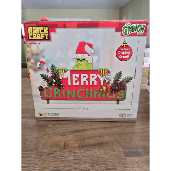 Lego | Toys | Brickcraft The Grinch Christmas Brick Building Set Merry ...